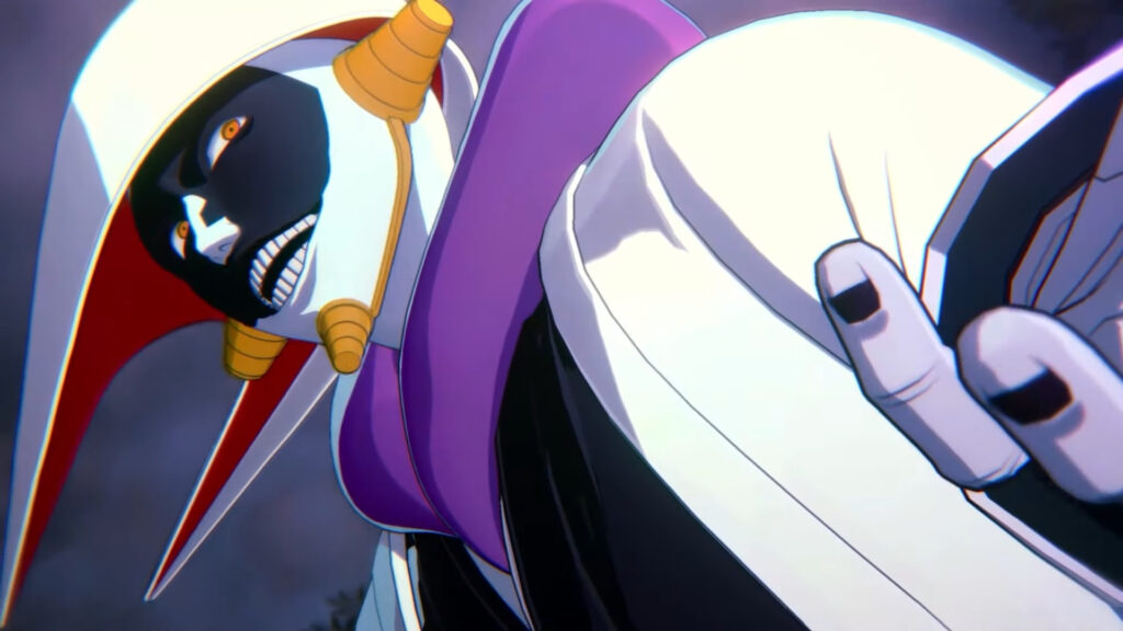 Mayuri Kurotsushi répand son poison dans Bleach: Rebirth of Souls