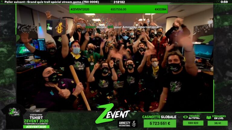 Le Z Event 2020 explose son propre record et récolte 5,7 millions d'euros