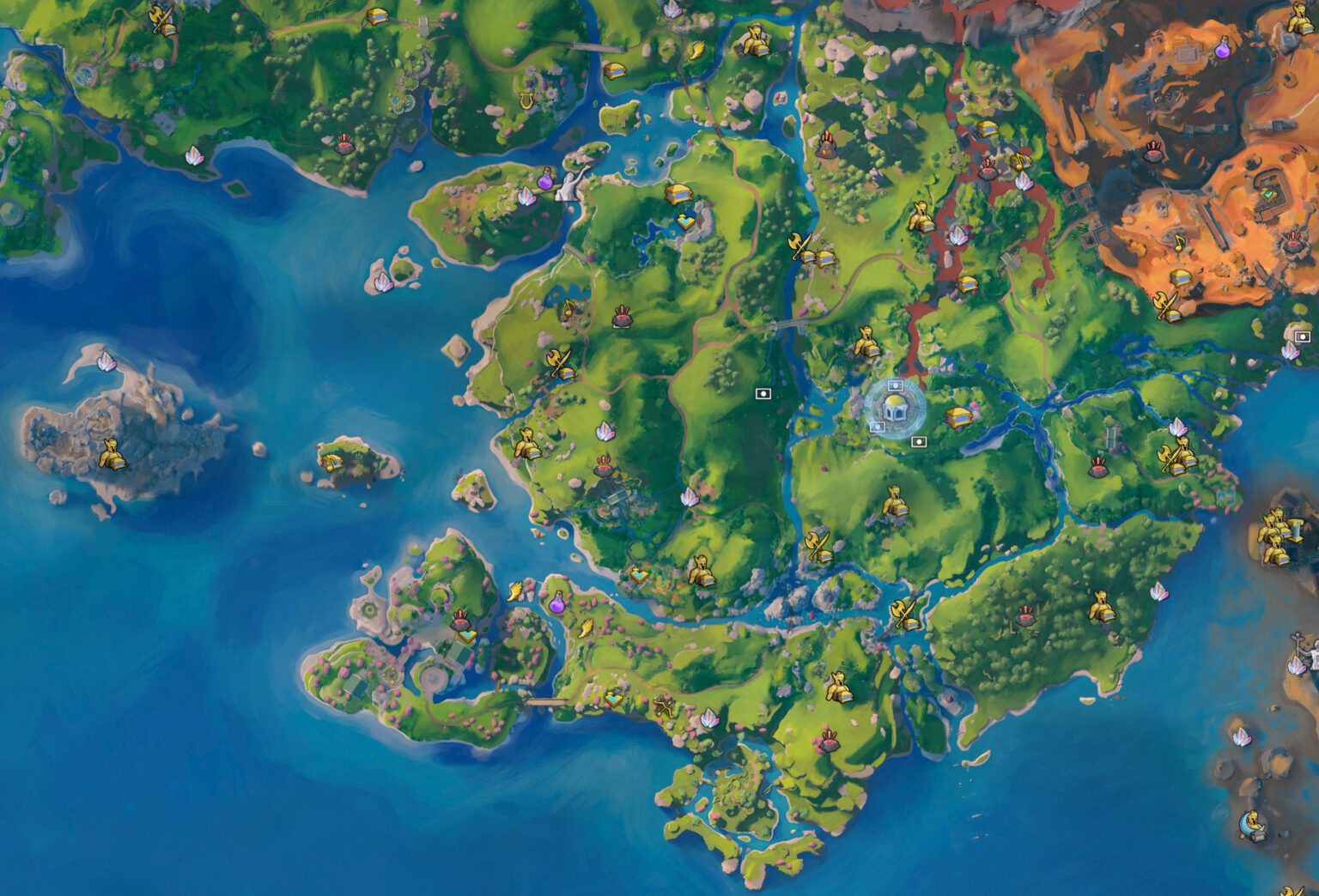 Guide Immortals Fenyx Rising - La carte complète, tous les trésors ...