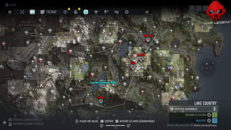 Guide Ghost Recon Breakpoint - Emplacements des plans (armes ...
