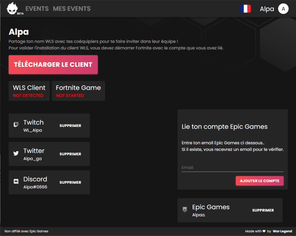 Guide - Ma première fois sur War Legend System V2